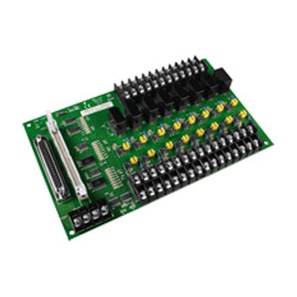 Icp Das 16-channel Opto-isolated digital input & 8-channel Relay output DB-16P8R | Zoro